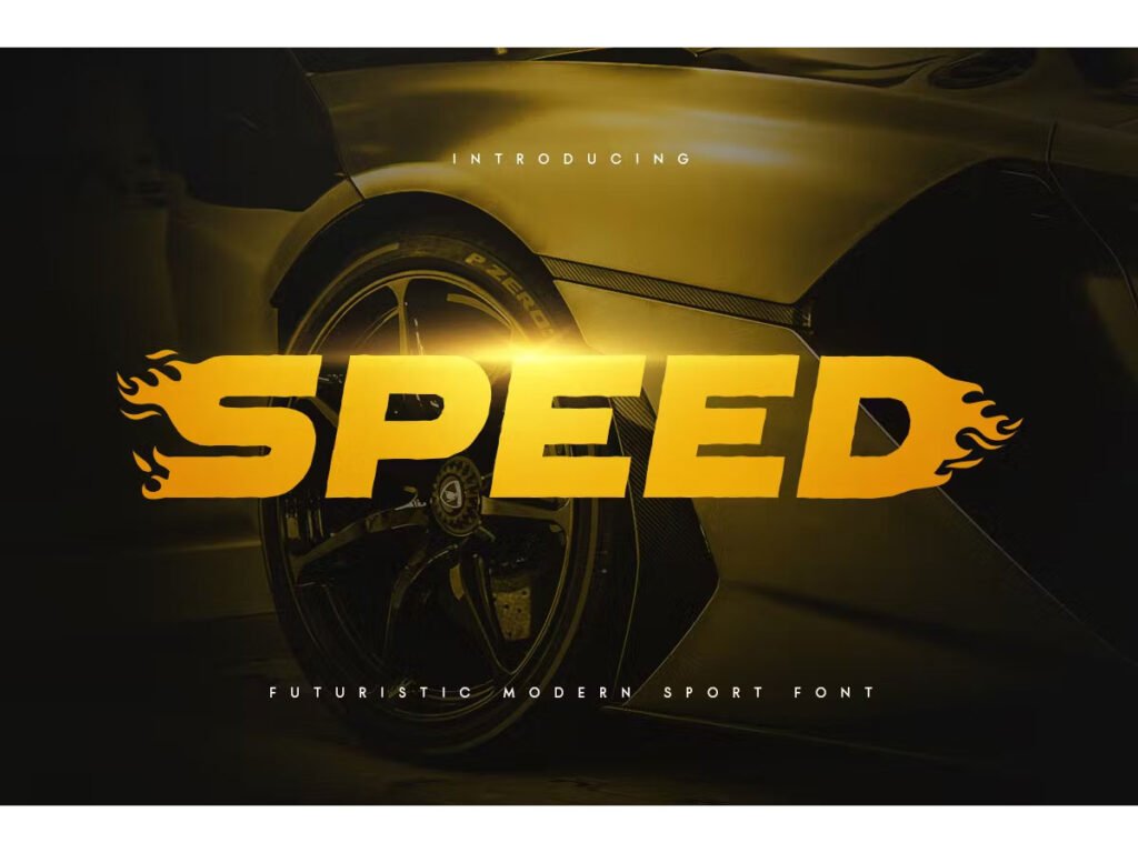 Speed Font - DaFont File