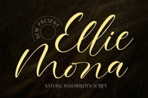 Ellie Mona Font - DaFont File